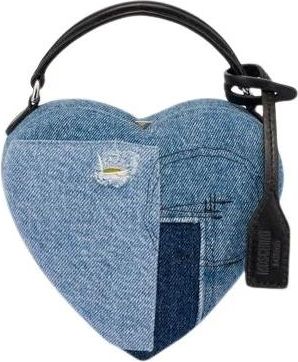 Moschino Femme, Sacs, Bleu, Taille: ONE Size Love Me mini handbag