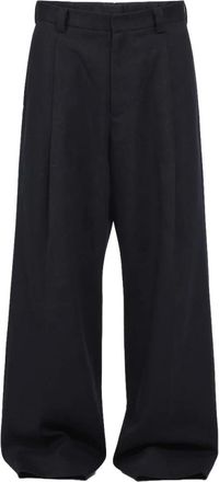 N&deg;21 Homme, Pantalons, Bleu, Taille: S Pantalon ample &agrave; plis