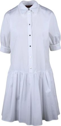 Max Mara Femme, Robes, Blanc, Taille: 36 FR Caronte Shirt Dress