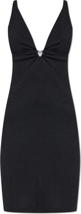 Emporio Armani Femme, Robes, Noir, Taille: 40 FR Robe Courte &agrave; Bretelles