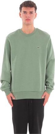 Lacoste Homme, Sweatshirts et sweats à capuche, Vert, Taille: L Fleece Crew Neck SweaT-shirt