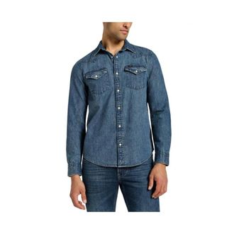 Lee Homme, Chemises, Bleu, Taille: M Chemises en jean