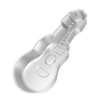 Aboofan Gitarrenförmige Kuchenform, 42 cm große 3D-Gitarren-Backform, antihaftbeschichtete Aluminium-Backform für Fondant, Geburtstagskuchen