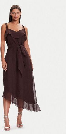 Vero Moda Coctailkleid Sabrina 10344471 Braun Regular Fit