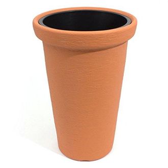 Prosperplast Blumentopf aus Kunststoff Classic Tower Massive f&uuml;r den Innen- und Au&szlig;enbereich (36 Liter, Terracota)