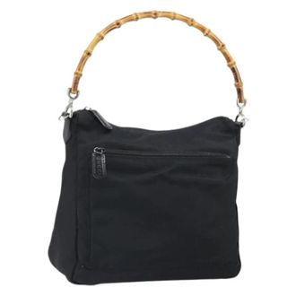 Gucci Pre-owned Nylon Schultertasche - - Pre-owned - Damen - Schwarzk - ONE SIZE