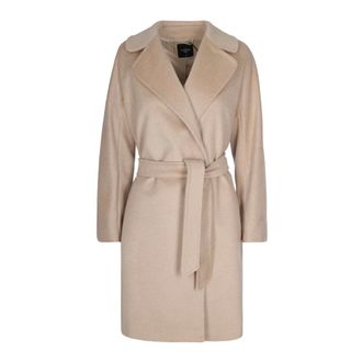 Max Mara Femme, Manteaux, Beige, Taille: 40 FR Manteau Ceintur&eacute;