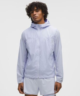 lululemon Veste de running par temps froid InsulEight pour Hommes - Bleu - Taille 2XL