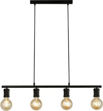 Searchlight Searchlight - Dance Luminaire suspendu &agrave; 4 lumi&egrave;res, noir sable