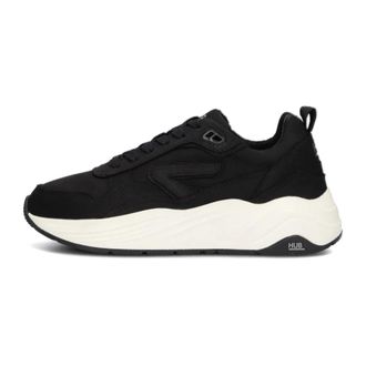 HUB Schwarze Low-Top Sneakers Glide-w - - Shoes - Damen - Schwarzk - 43 EU