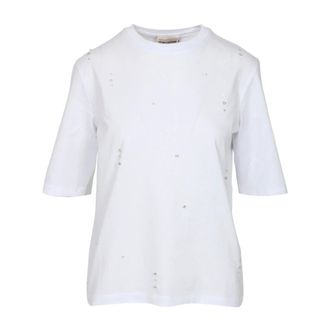 Semicouture Femme, Tops, Blanc, Taille: 42 FR Semicouture T-shirts et Polos