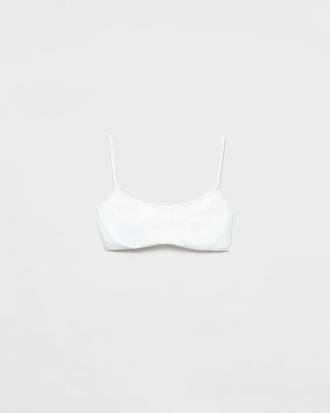 Prada Bikini-Oberteil aus Stretch-Jersey