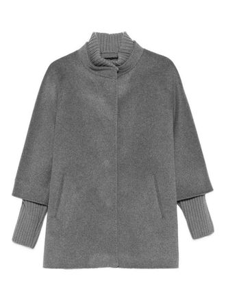 Cinzia Rocca Manteau Court - Gris