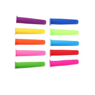 Cabilock Rosy Silikon Eisform Eisst&auml;bchenform Lebensmittelecht Wiederverwendbar F&uuml;r Selbstgemachte Snacks Camping Strand Picknick