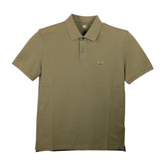 C.P. Company Short Sleeve Polo - - Tops - Herren - Gr&uuml;n - S