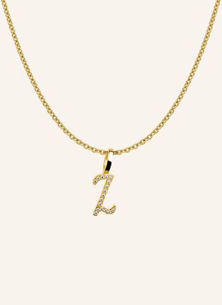 Cada Cada Kette Tiny Diamond Letter Z gold