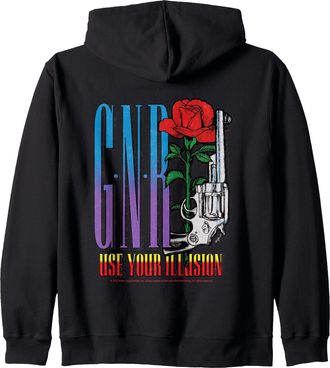 Guns n' Roses Offiziell Guns N Roses Use Your Illusion Rock Band Retro Kapuzenjacke