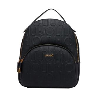 Liu Jo Sac &agrave; dos Logo - Femme - Sacs - Noir - Taille: ONE Size
