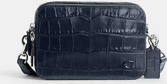 Coach Charter Umh&auml;ngetasche 19 f&uuml;r M&auml;nner in Blau | Leder