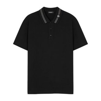 Versace Medusa-embroidered Polo Shirt