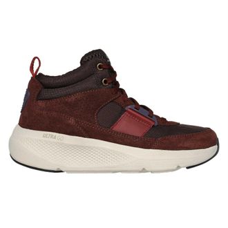 Skechers OTG Elevate Sneaker f&uuml;r Damen, Wildleder, Zum Anschl&uuml;pfen (Braun/Braungrau)