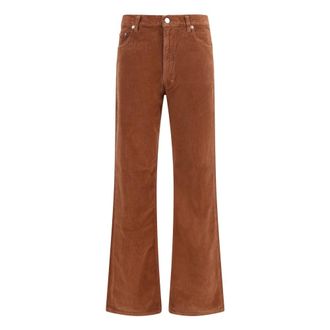 Haikure Pantalon Corduroy Korea Pier - Femme - Pantalons - Brun - Taille: W24