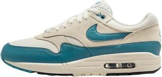 Nike Homme Air Max 1 Essential Sneaker, Soft Pearl Smokey Blue Lt Kaki Black, 46 EU