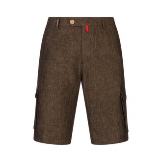 Kiton Bermuda Shorts - - Shorts - Herren - Braun - W40