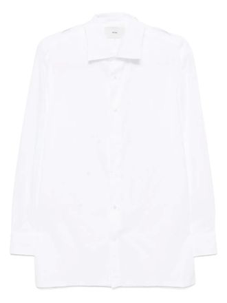 SETCHU chemise à détail doeil - Blanc