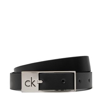 Calvin Klein Damengürtel Calvin Klein Ck Cut Square Buckle 2.0 K60K613155 Schwarz