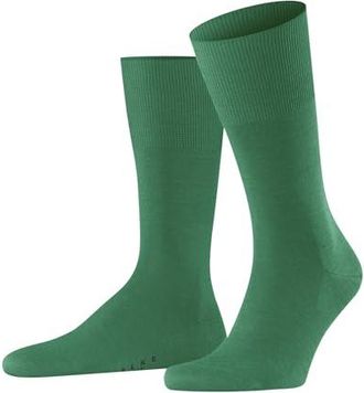 Falke Airport M So laine coton unies 1 paire, Chaussettes Homme, Vert Tourmaline 7618, 39-40