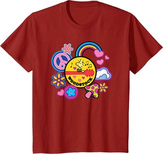 Peanuts Woodstock Peace And Love T-Shirt