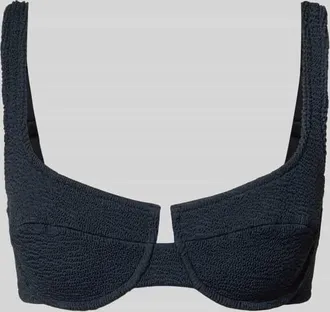 MC2 Saint Barth Bikini-Oberteil mit Strukturmuster Modell Amira