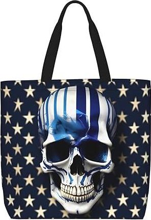 Generic Cr&acirc;ne &Agrave; &Eacute;toiles Ray&eacute;es Bleues Sac A Main Femme Imperm&eacute;able Tote Bag R&eacute;utilisable Sac A Main Femmes Pour Universit&eacute; Travail Plage