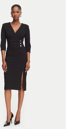 Rinascimento Rinascimento Coctailkleid CFC0020495002 Schwarz Slim Fit
