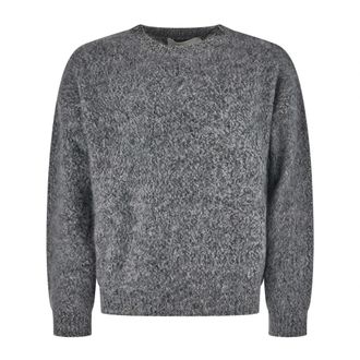 Amaranto Rundhalsstrickware - - Knitwear - Herren - Grau - L