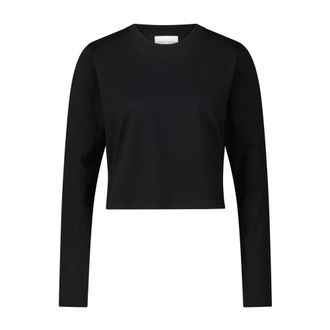 Loulou Studio Damen, Oberteile, Schwarzk, MGröße