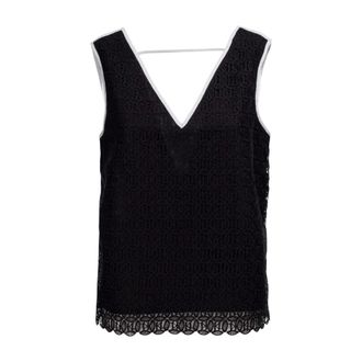 Karl Lagerfeld Damen, Oberteile, Schwarzk, SGröße