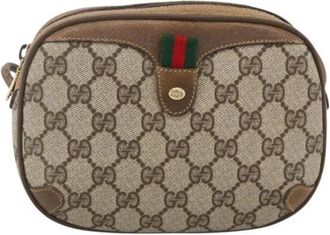 Gucci Sac bandouli&egrave;re vintage Pre-owned - Femme - Pre-owned - Brun - Taille: ONE Size