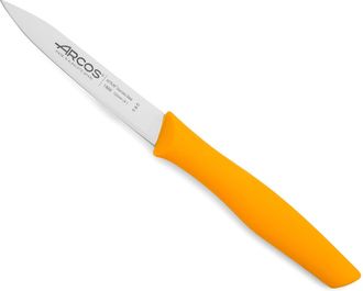 Arcos Küchenmesser Edelstahl NITRUM 100 mm - Obst und Gemüse schälen - Rutschfester Polypropylen-Griff - Serie Nova
