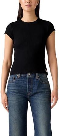 Levi's Femme Dry Goods T-Shirt Mancheron gaufr&eacute; Anthracite Night Black XS