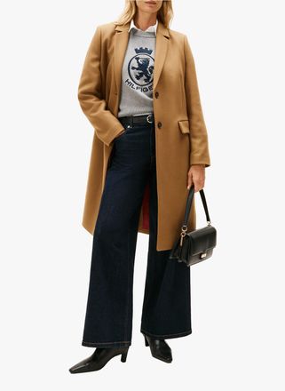 Tommy Hilfiger Manteau droit avec cachemire