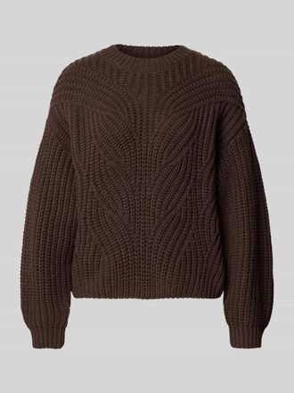Apricot Relaxed Fit Strickpullover aus Baumwoll-Mix