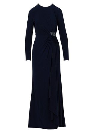 Adrianna Papell Abendkleid Draped Jersey Gown Slinky, stretchy floor sweeping gown