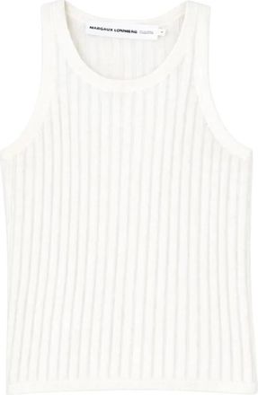 Margaux Lonnberg Margaux Lonnberg, Femme, Tops, Blanc, Taille: 36 FR Top Marcel