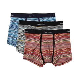 Paul Smith Homme, Sous-vêtements, Multicolore, Taille: L Stripe Boxer Shorts 3Pack