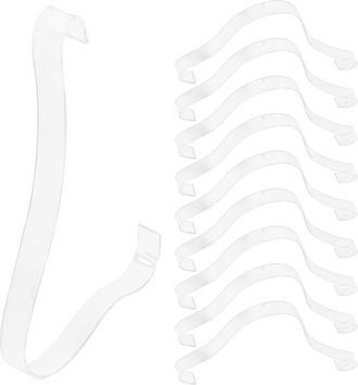 Artibetter 10 Stück Teiliges Transparentes High Heels Schuhdisplay Einfacher Mehrstufiger Schuhhalter Leicht und Tragbar für Ladenpräsentation und Zuhause Klarer