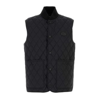Burberry Homme, Vestes, Noir, Taille: S Gilet matelass&eacute; en nylon