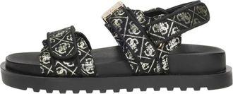 Guess Femme, Chaussures, Noir, Taille: 38 EU Fabelis Flat Sandales