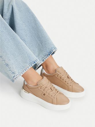 Tommy Hilfiger Sneakers Tommy Hilfiger Th Chic Platform FW0FW09396 Braun